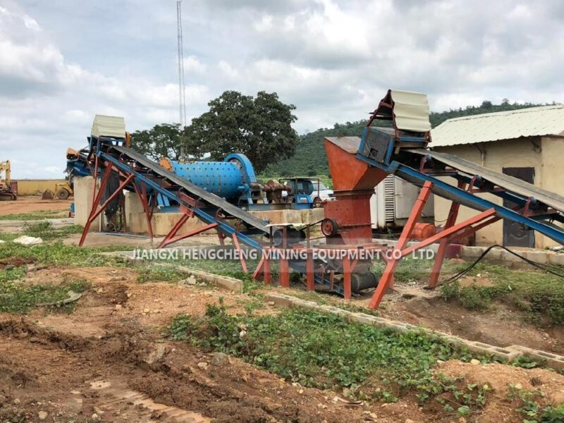 Hard rock gold processing plant for sale